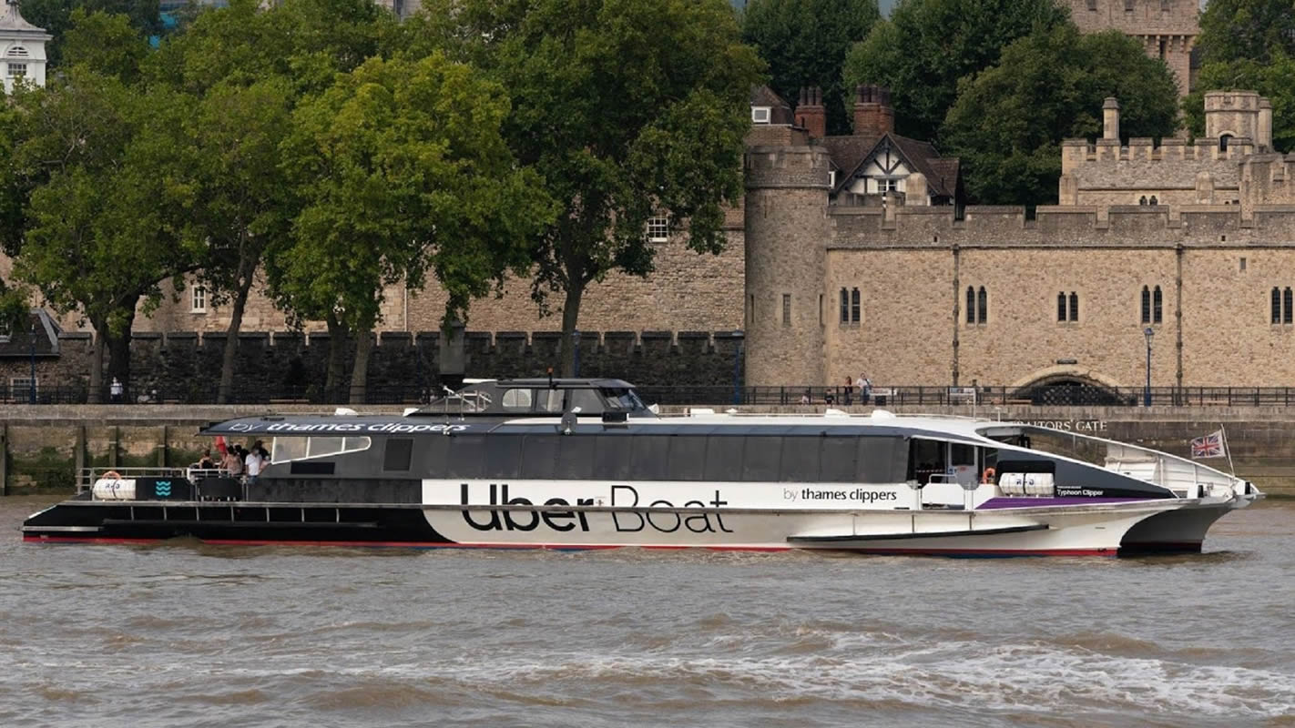 Uber Boat Londres - AMAR LONDRES